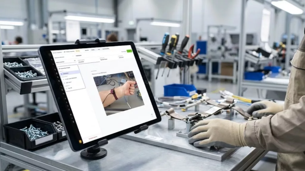 Digital Work Instructions for Complex Assembly | Connektica